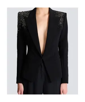 Balmain Embellished Crepe Jacket