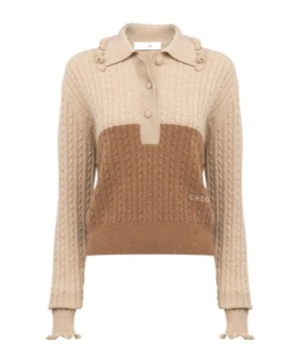 Chloé Collared Knit Jumper With Lapel Collar - No