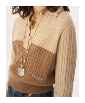 Chloé Collared Knit Jumper With Lapel Collar - No