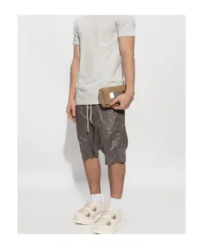Rick Owens Drawstring Pods Shorts - Black