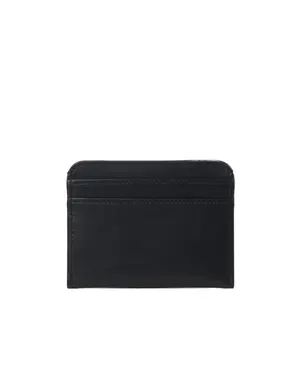 Chloé Sense Logo Embroidered Cardholder - Black