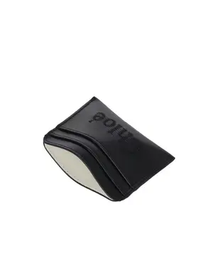 Chloé Sense Logo Embroidered Cardholder - Black