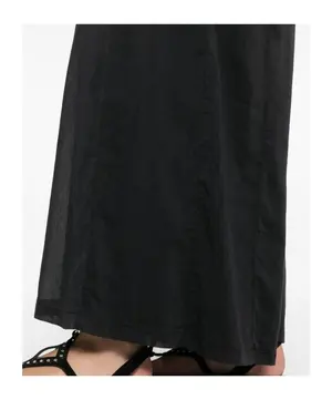 FORTE_FORTE High-waisted Wide-leg Trousers - Black
