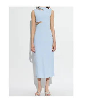 Cult Gaia Asymmetrical Cut-out Sleeveless Maxi Dress