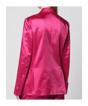 Dries Van Noten Double-breasted Satin Jacket