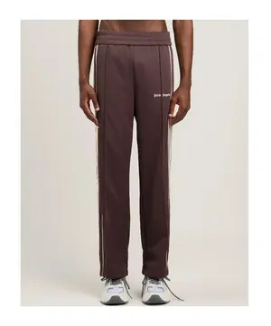 Palm Angels Logo Stripe Track Pants - Tan