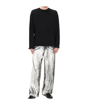 DIESEL® 1997 D-enim-m Logo-patch Trousers - No