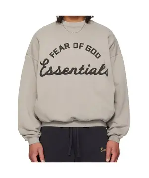 Fear Of God Training 90s Crewneck Sweatshirt - Gray