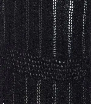 TWINSET Lurex Knit V-neck Dress