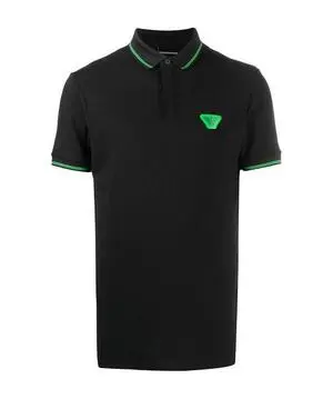 Emporio Armani Logo Decal Short-sleeved Polo Shirt