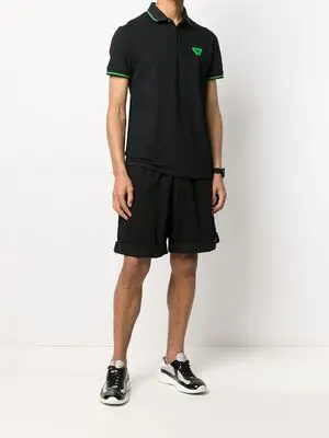 Emporio Armani Logo Decal Short-sleeved Polo Shirt
