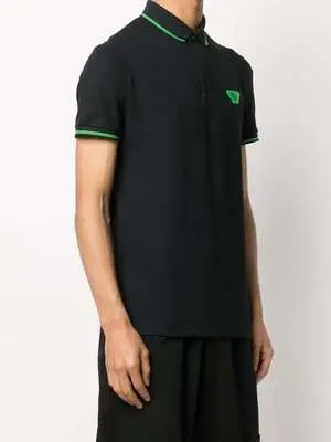 Emporio Armani Logo Decal Short-sleeved Polo Shirt