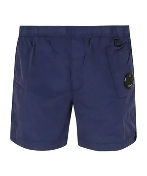 C.P. COMPANY Lens Detail Swim Shorts - Blue