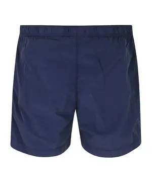 C.P. COMPANY Lens Detail Swim Shorts - Blue