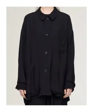 Y3 Long Sleeve Shirt With Button Closure And Pockets