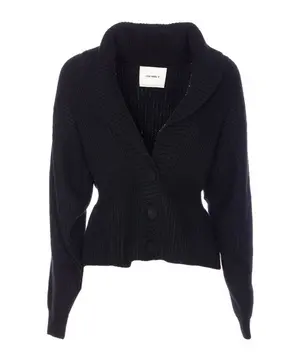 LISA YANG Alessandra Cardigan Jacket - Black
