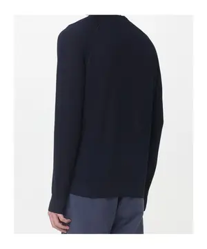Eleventy Long Sleeve Pullover Sweater - Black