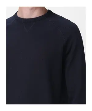 Eleventy Long Sleeve Pullover Sweater - Black