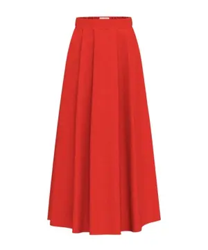 Marella Pleated Linen Skirt