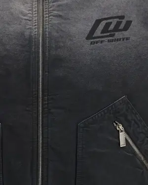 Off-White Gradient Bomber Jacket - Black