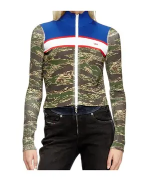 DIESEL® M-camut Campo Zipped Cardigan