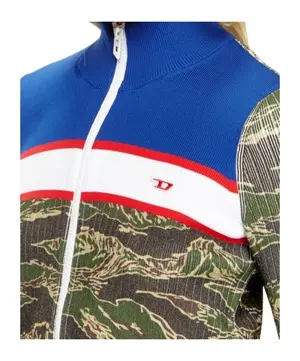 DIESEL® M-camut Campo Zipped Cardigan