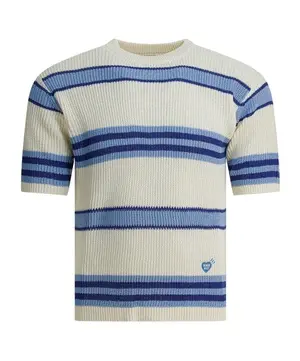HUMAN MADE Striped Short-sleeve Knitwear