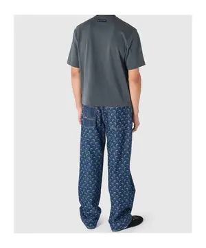 MARINE SERRE All-over Moon Print Straight Leg Jeans