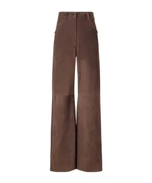 Brunello Cucinelli Belted Suede Pants