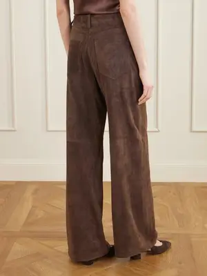 Brunello Cucinelli Belted Suede Pants