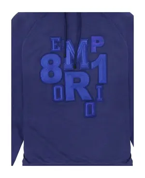 Emporio Armani Embroidered Logo Hoodie