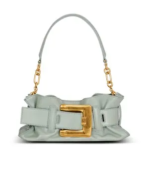 Balmain Silver Tone Shoulder Bags For Women