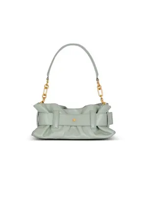 Balmain Mini Anthem Bag In Calfskin Leather
