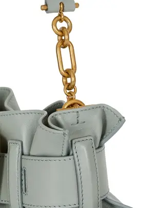 Balmain Mini Anthem Bag In Calfskin Leather