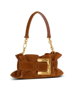 Balmain Anthem Mini Shoulder Bag - Brown