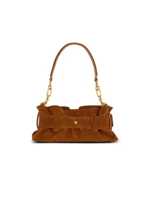 Balmain Anthem Mini Shoulder Bag - Brown