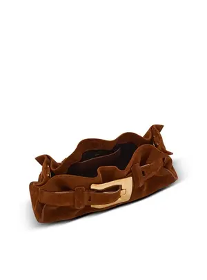 Balmain Anthem Mini Shoulder Bag - Brown