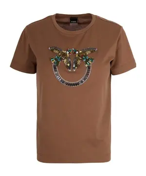 Pinko Embellished Logo T-shirt
