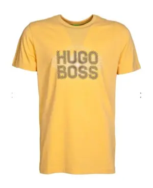 Hugo Boss Logo Details T-shirt - Yellow