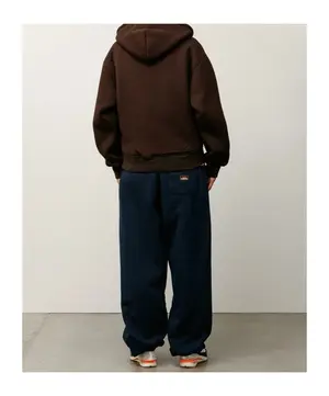 StÜssy Sherpa Lined Zip Up Hoodie - Brown