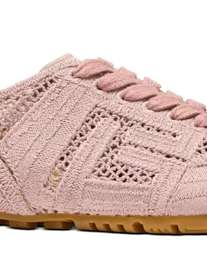 Balmain Racer 45 Macramé Trainers - Pink
