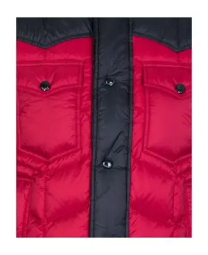 Just Cavalli Sleeveless Down Vest With Stand Collar