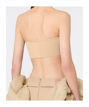 Max Mara Bandeau Bra - Camel