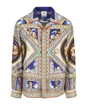 Casablanca Cherub Print Shirts - Multicolor