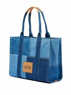 Marc Jacobs Denim Large Tote Bag - Blue