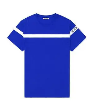 Iceberg Logo Printed T-shirt - Blue