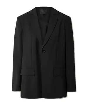 Tibi Woven Blazer - Black