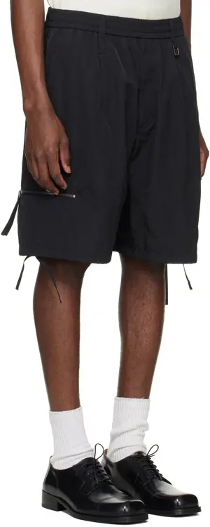 WOOYOUNGMI Drawstring Cargo Shorts