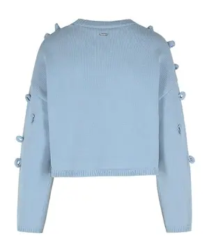 J.W.ANDERSON Jw Anderson Cropped Loop Jumper - Blue