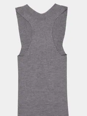 Stella McCartney Sleeveless Asymmetric Knit Top